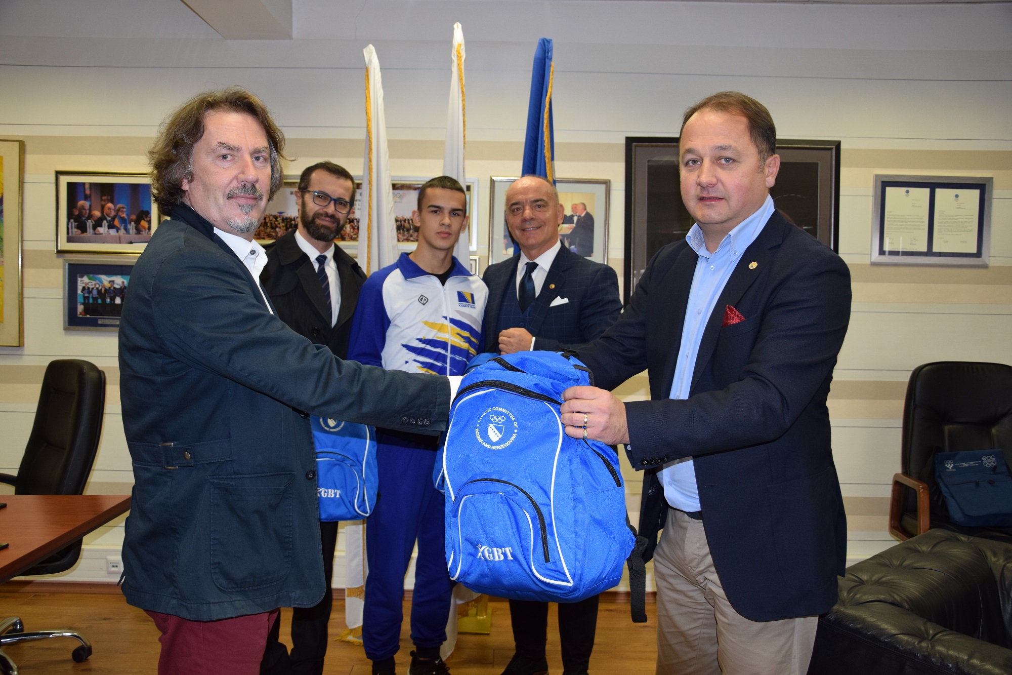 VICEPRVAK SVIJETA U KARATEU HAMZA TURULJA POSJETIO OLIMPIJSKI KOMITET ...