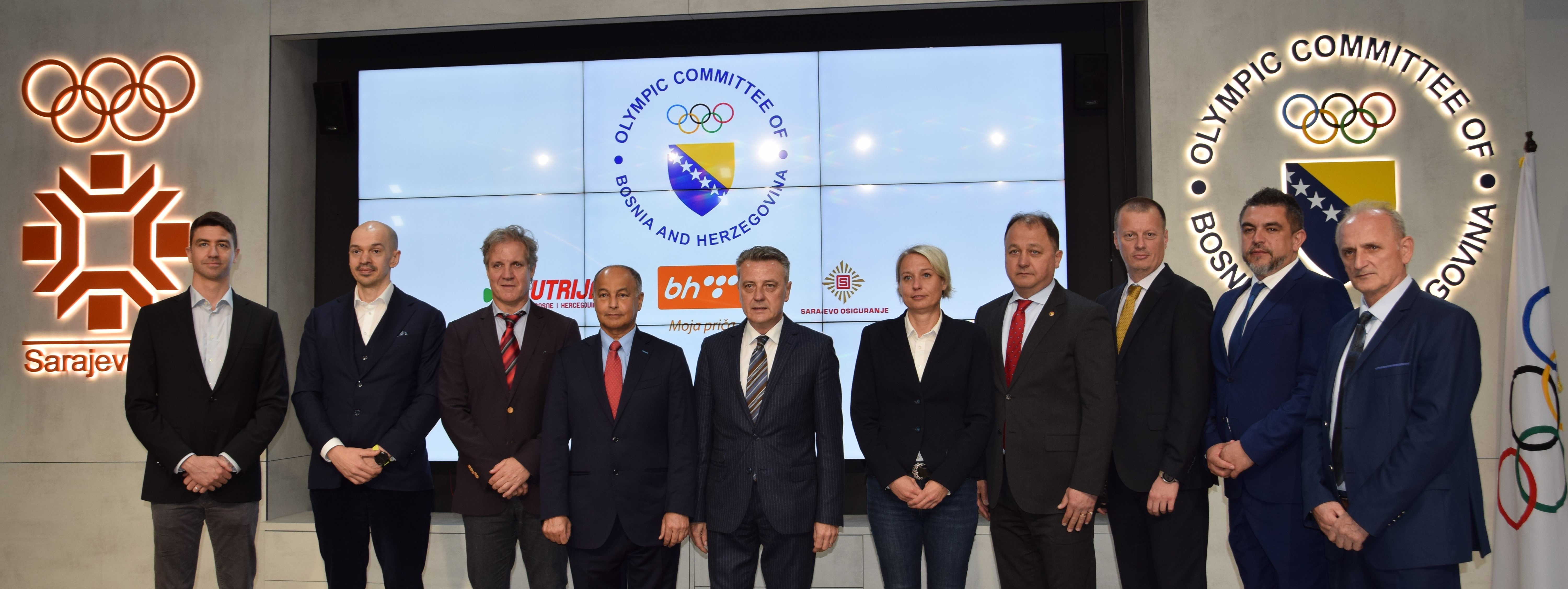 Representatives of FINA and LEN visited OK BiH - Olympic Committee of ...